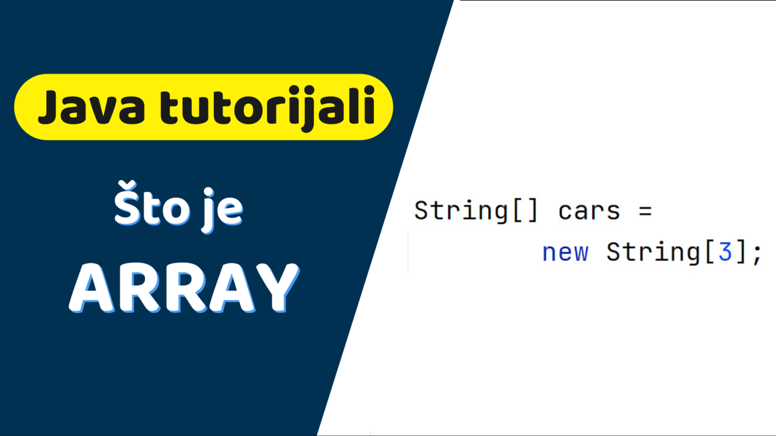 Java Array tutorijal - nauči što je niz! - OG-CS - OG Consultancy Services d.o.o.